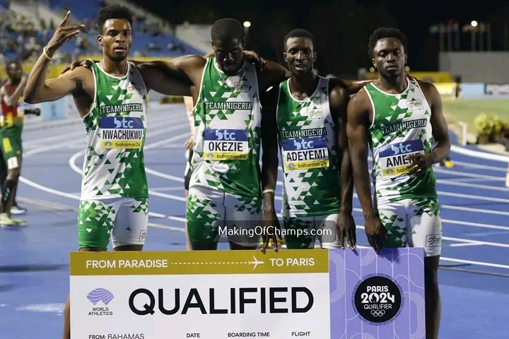 Nigerian Men’s 4x400m Relay Team Secure Qualification For Paris 2024 ...