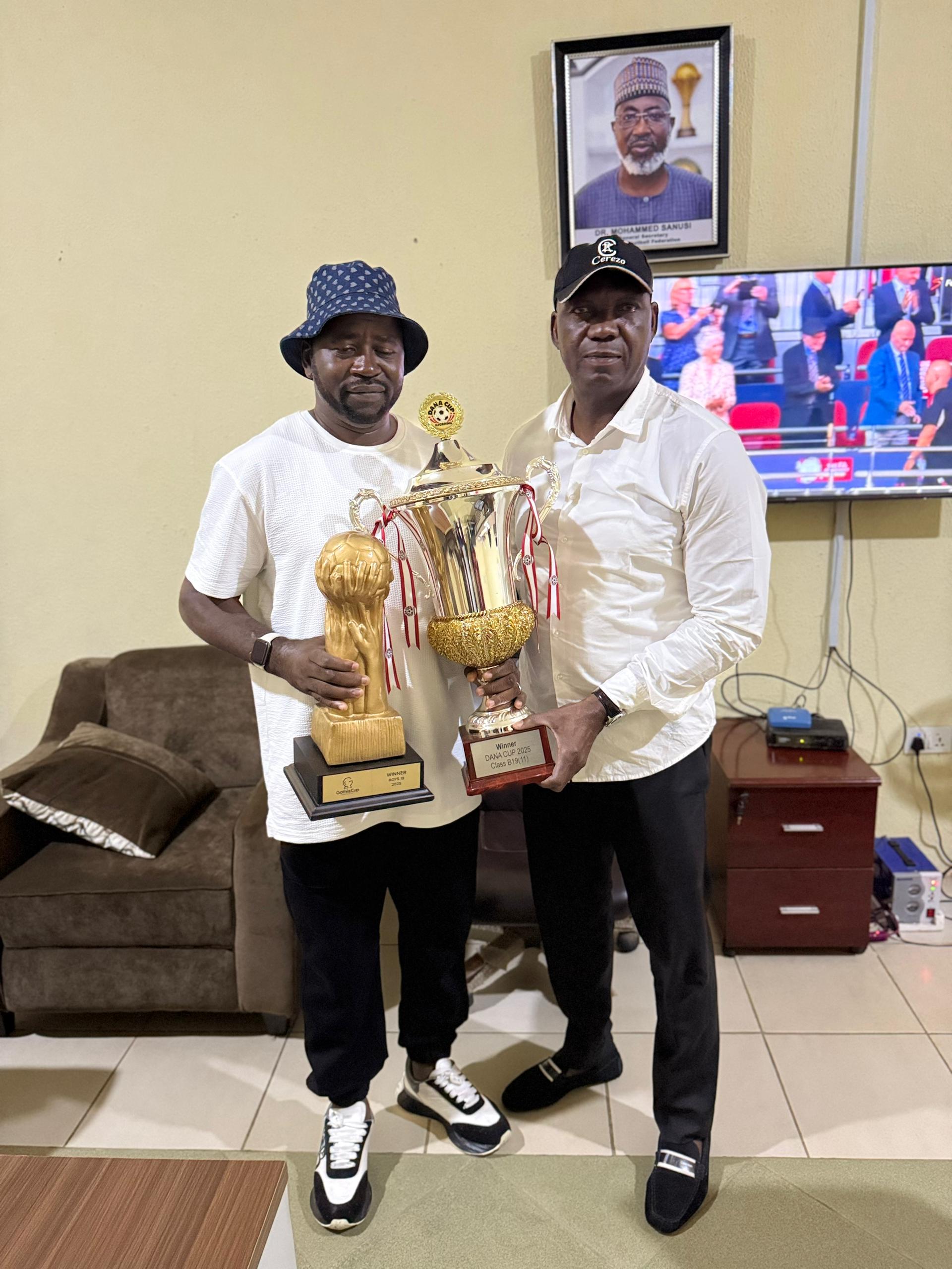 Trophy-Laden Sporting Supreme Pays Courtesy Visit To NFF Technical ...